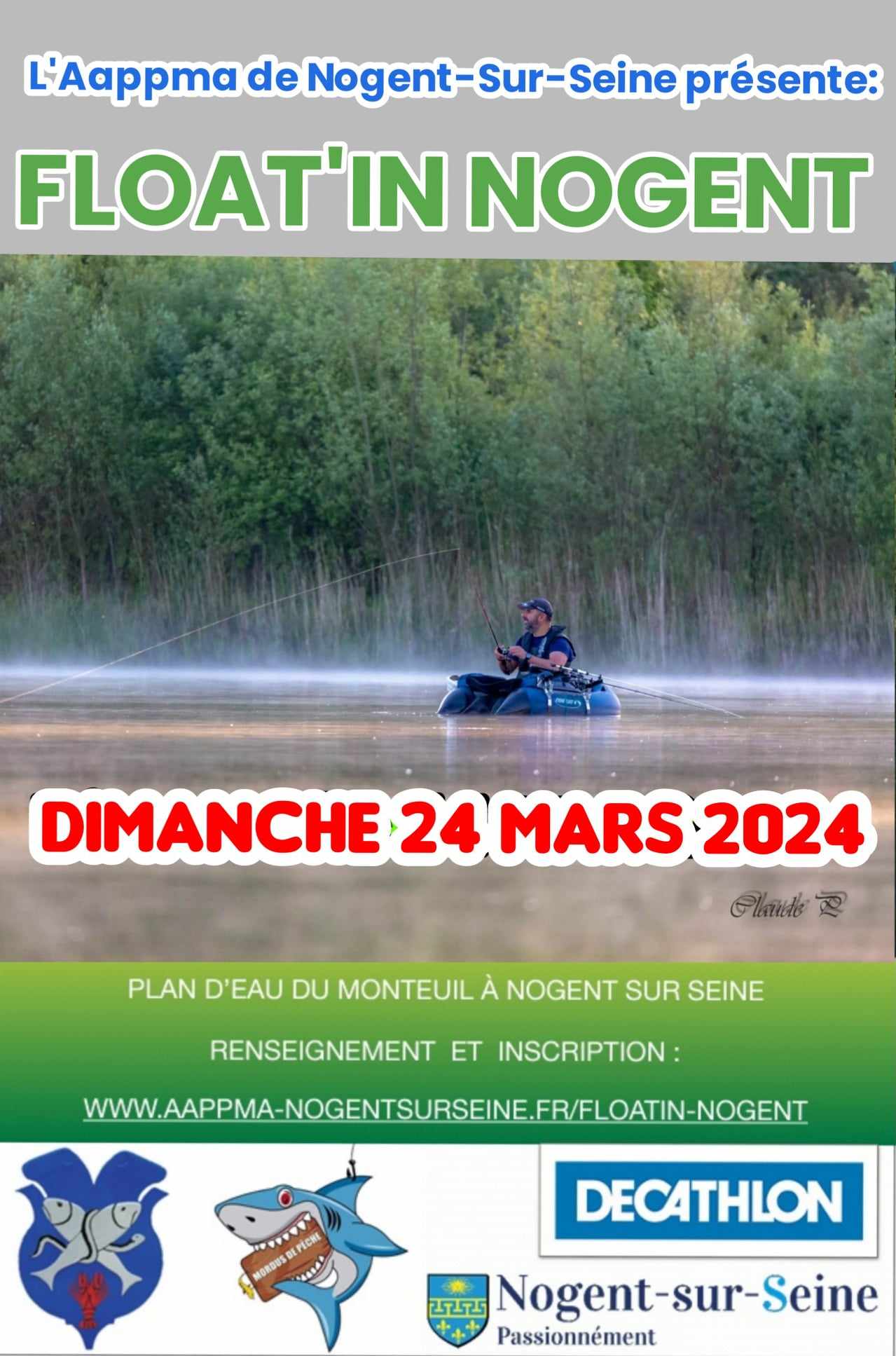 affiche float 2024 - AAPPMA Nogent-Sur-Seine